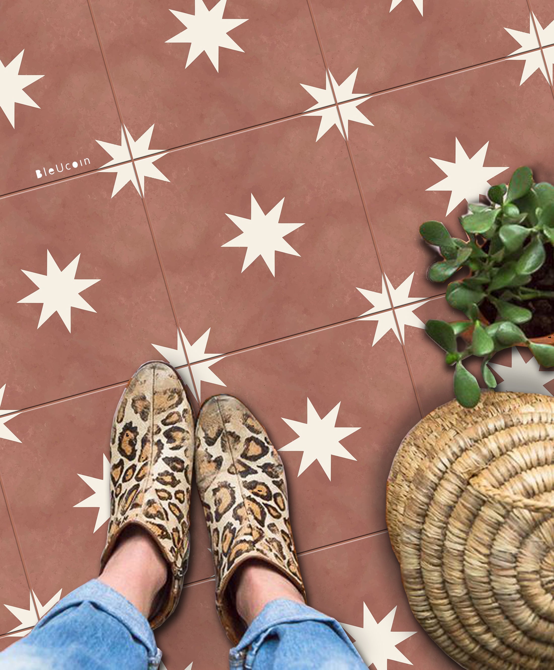 Derby Rust Peel & Stick Tile – Bleucoin