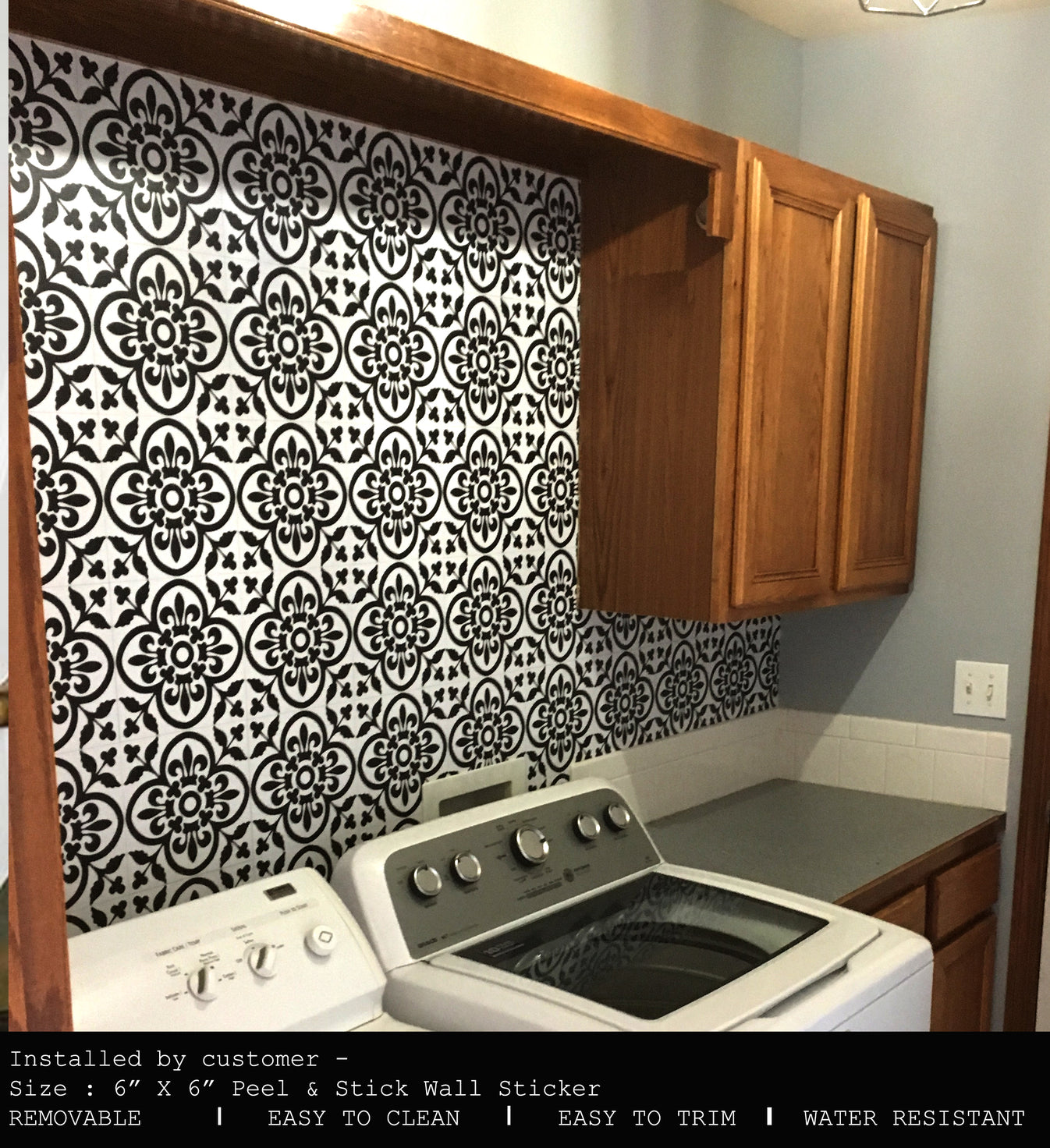 Berkane Peel & Stick Tile – Bleucoin