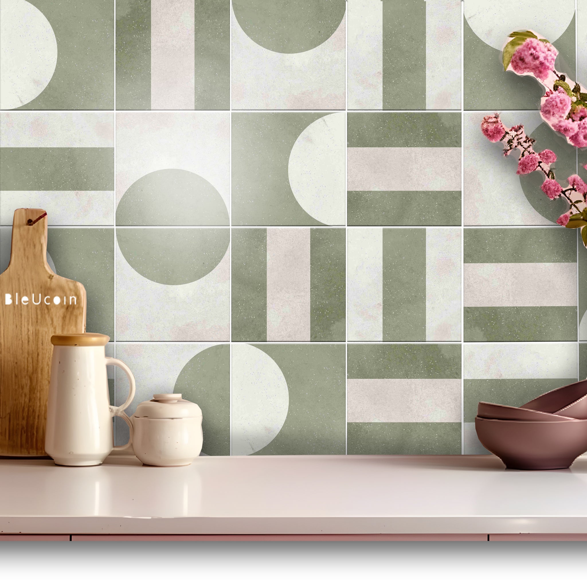 Mid Mod Pine Peel & Stick Tile – Bleucoin