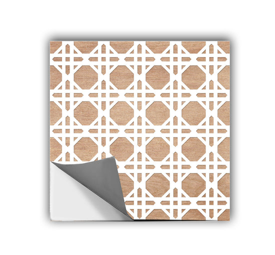 Rattan Peel & Stick Tile – Bleucoin