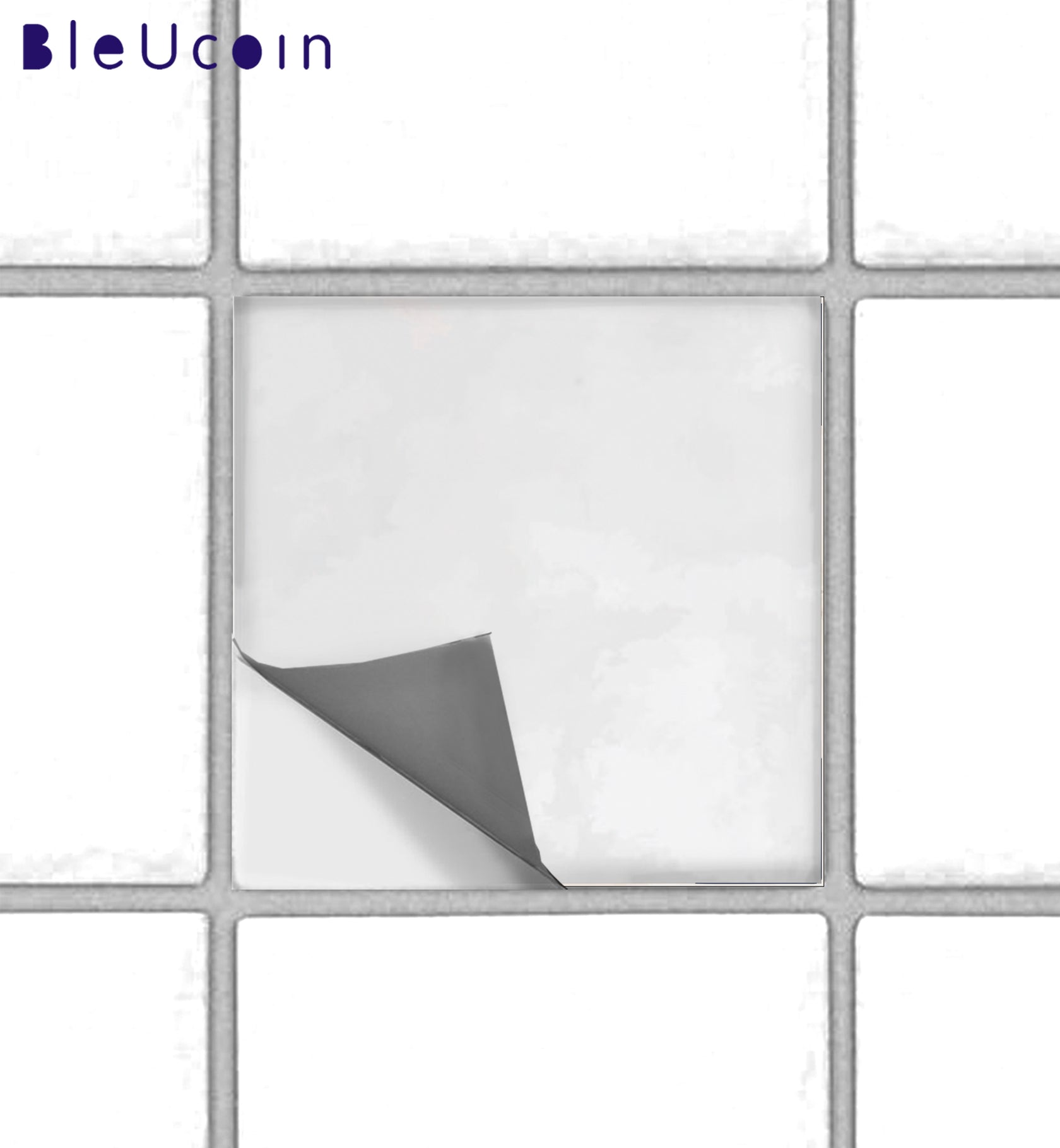 Weathered White Peel & Stick Tile Decal – Bleucoin