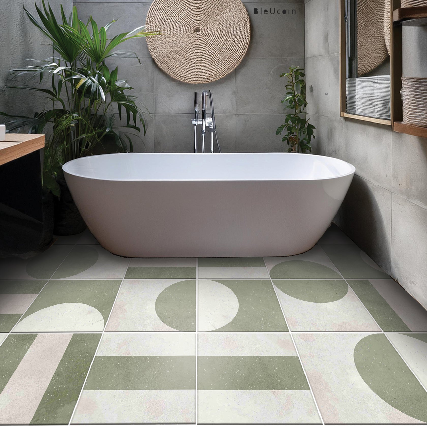 Mid Mod Pine Peel & Stick Tile – Bleucoin
